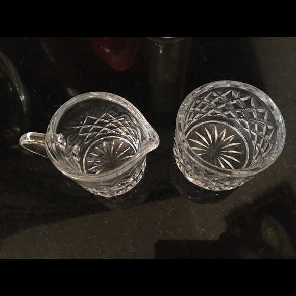 Spode | Dining | Spode Creamer Sugar Hand Cut Faceted Crystal | Poshmark